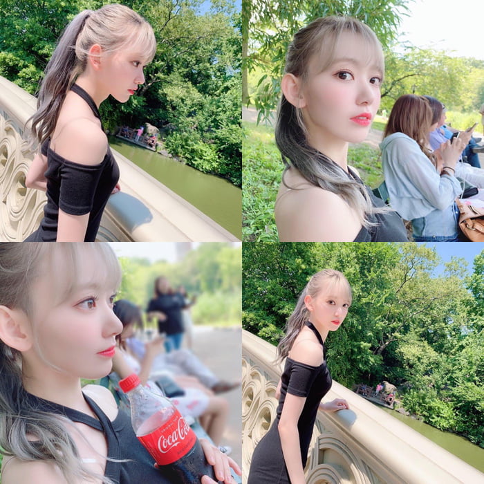 190707 Official Instagram With Miyawaki Sakura In New York - 9GAG