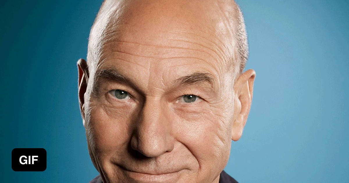 Timelapse of Patrick Stewart aging - 9GAG