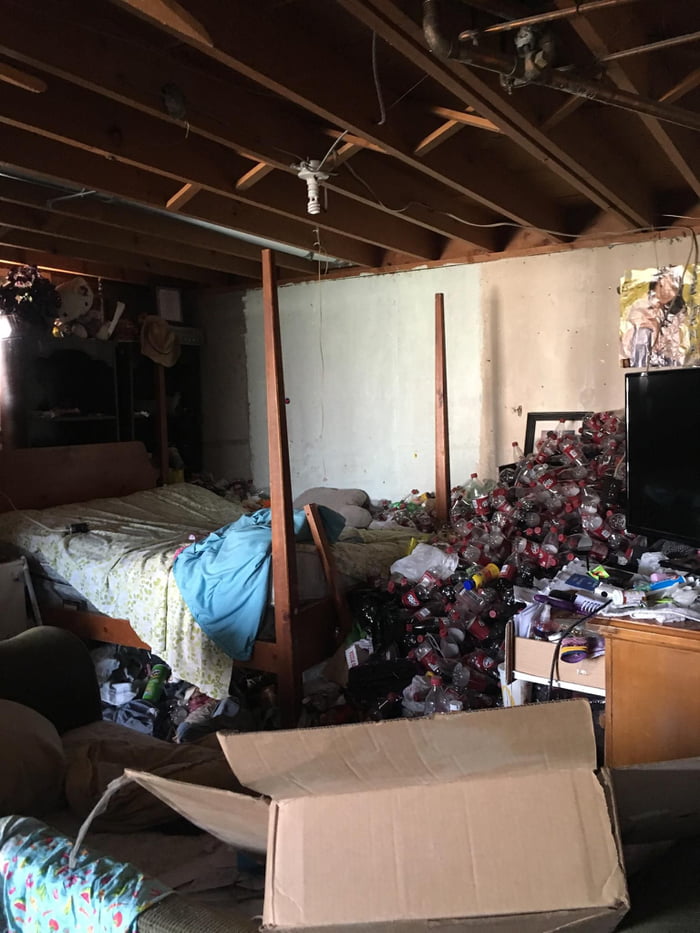 I do pest control for work. This was in the basement of this hoarder ...