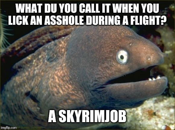 In case there's someone very innocent here ; the act of licking ass is called a rimjob. - 9GAG