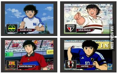 Tsubasa´s Teams. São Paulo is the best... - 9GAG