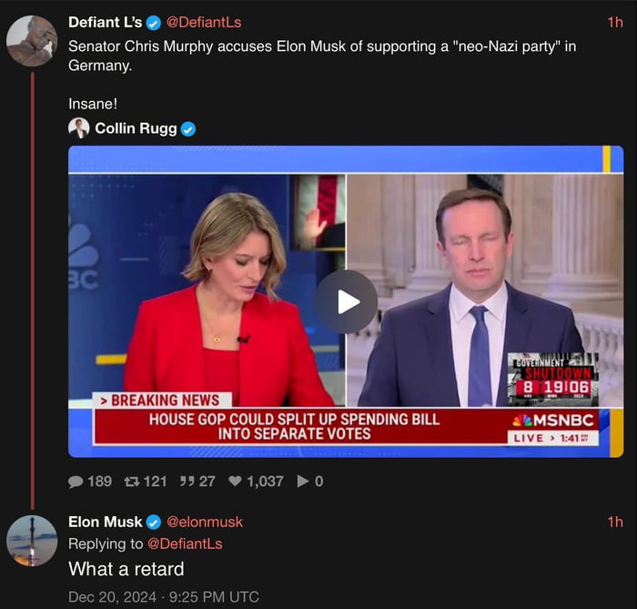 Elon, as usual, takes no prisoners lol - 9GAG