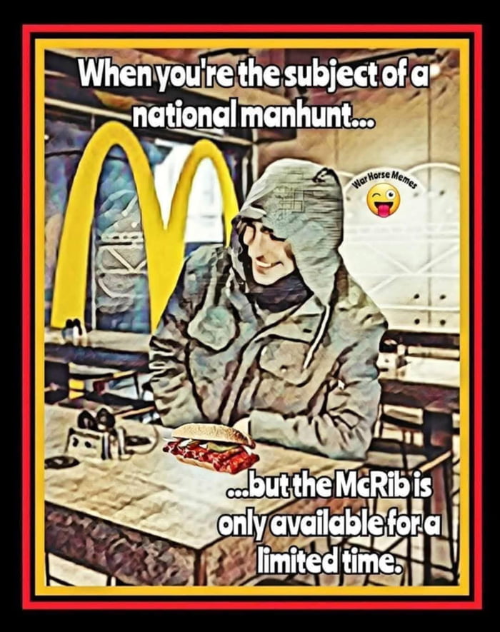 It's the Mcrib after all - 9GAG