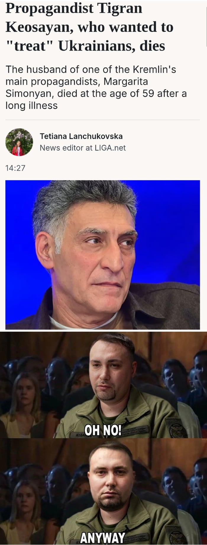 *Happy Budanov Noises* - 9GAG