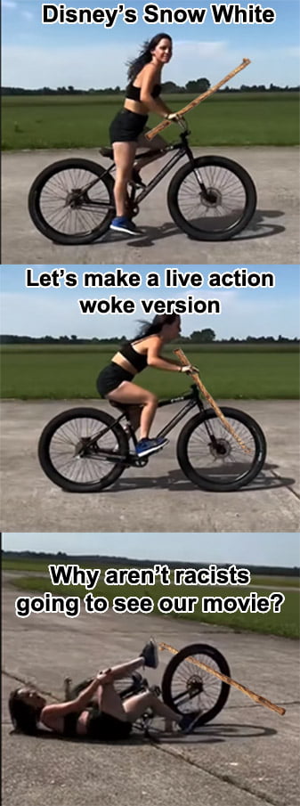 Live Action Bike Fall - 9GAG