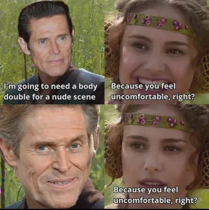 Imagine being the double. - 9GAG