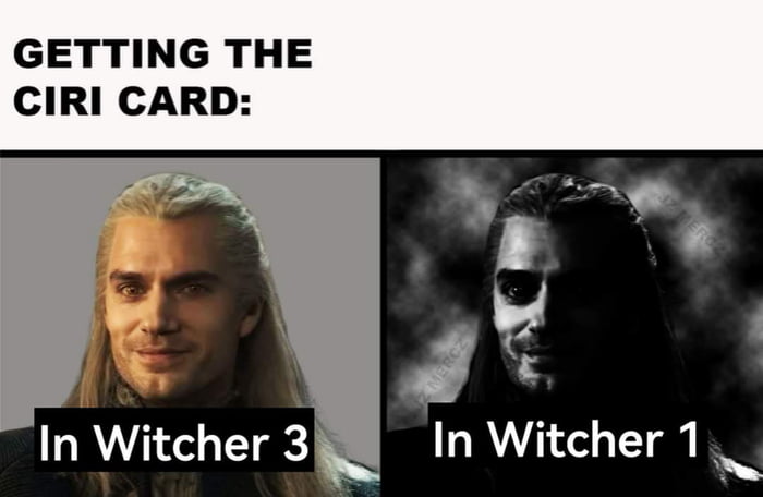 Witcher 1 cards was better anyway. - 9GAG