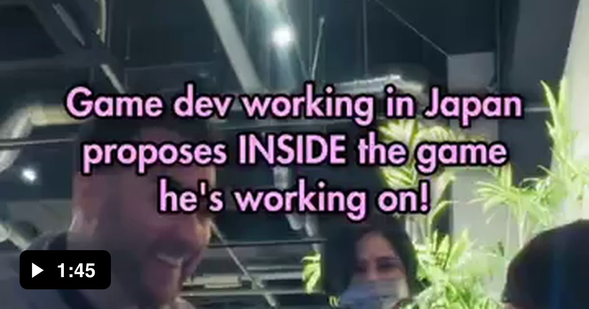 Game Dev proposes inside the game 💗 - 9GAG