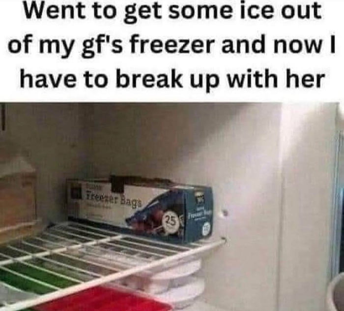 Unexpected freezer contents. - 9GAG