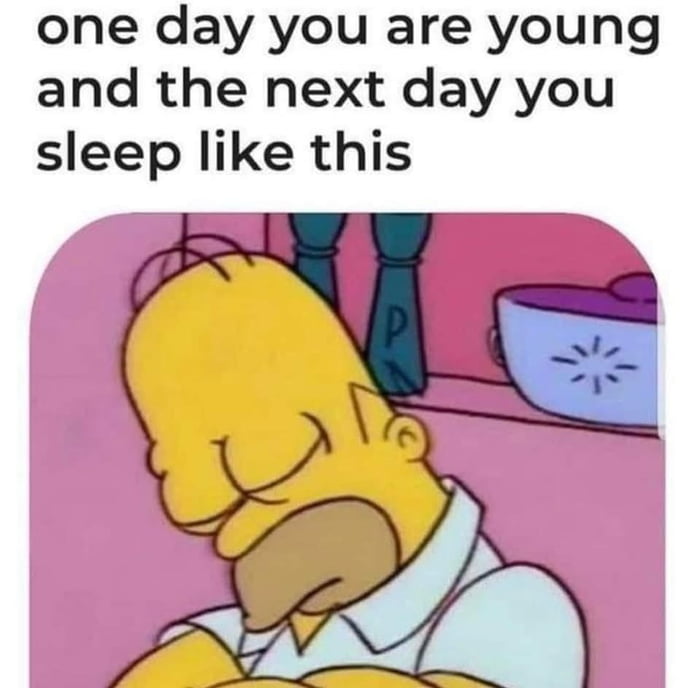 One day you're young and full of energy, the next you're Homer Simpson napping in a chair. The ...