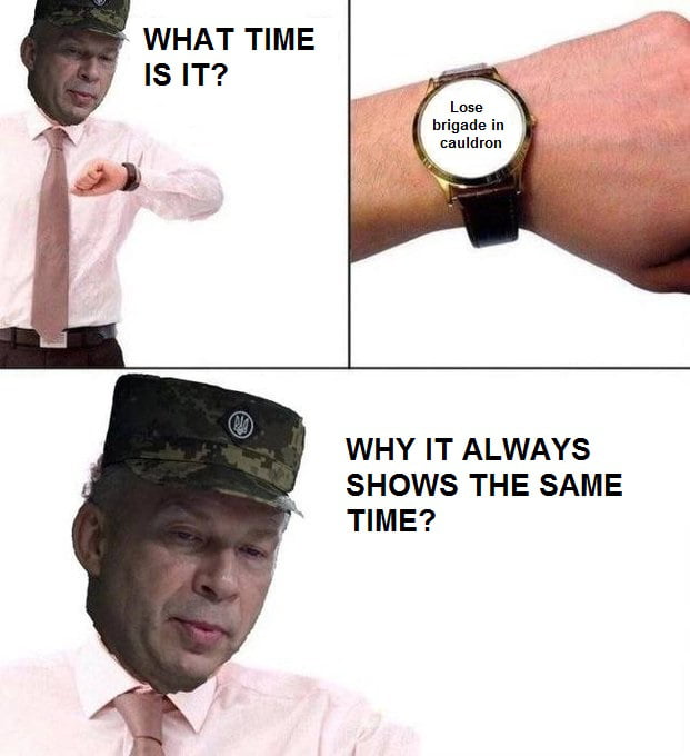 Bittersweet meme based on Vuhledar and Selidove situation. - 9GAG