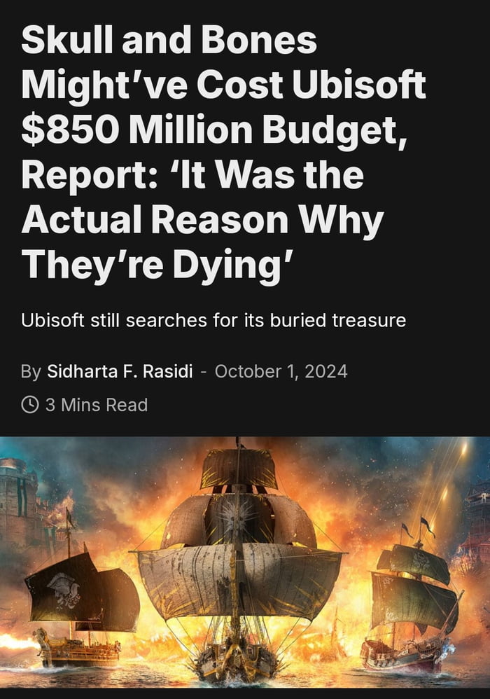 The hits just keep on coming. More than DOUBLE the budget of Concord - 9GAG