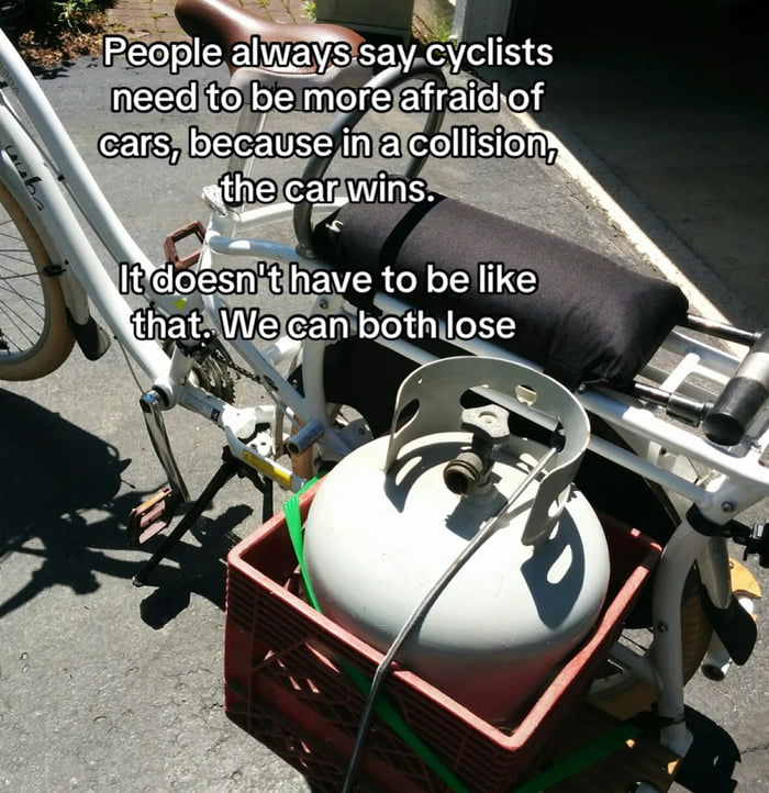 Cyclists are taking things to the next level - 9GAG