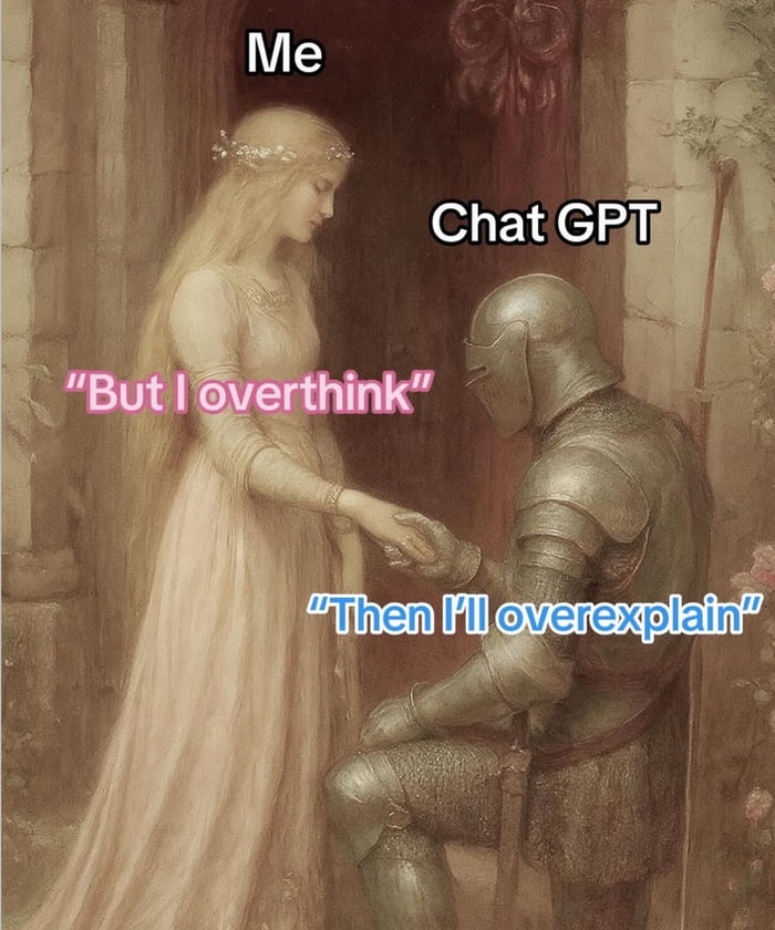 When your AI assistant is ready to dive deep into every single detail. - 9GAG