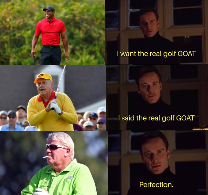 Who's the golf GOAT ? - 9GAG