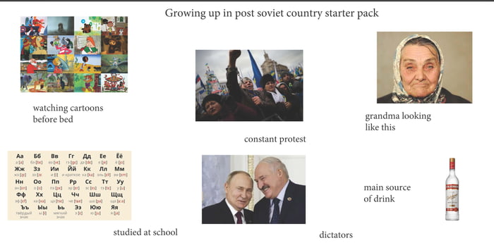 Growing up in a post soviet country starter pack - 9GAG