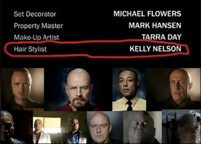 Shoutout to Kelly for her underrated hard work on Breaking Bad - 9GAG