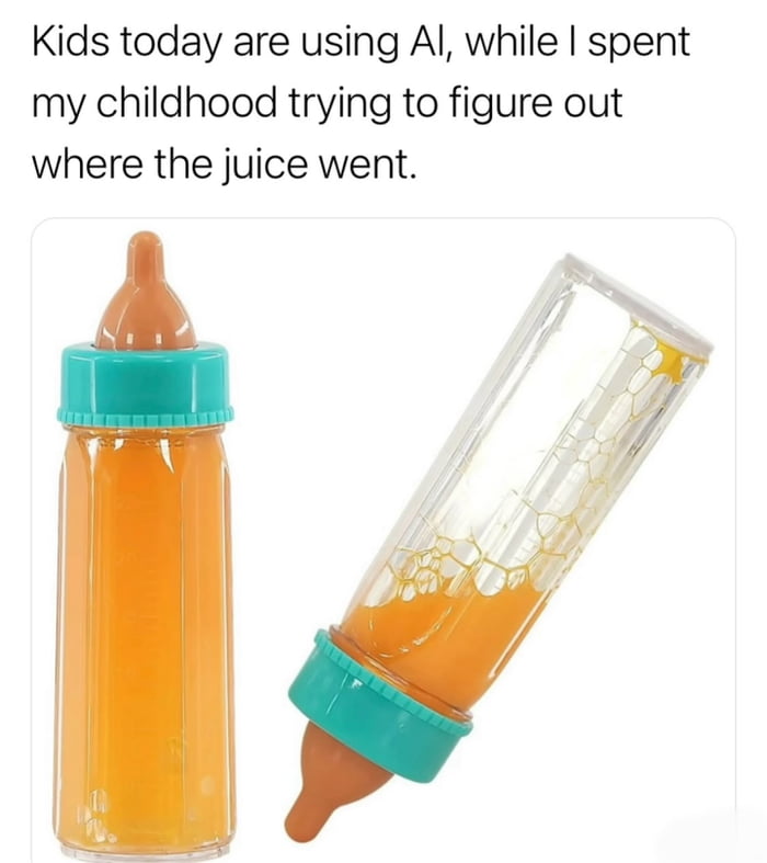 Remember the magic disappearing juice bottle? - 9GAG
