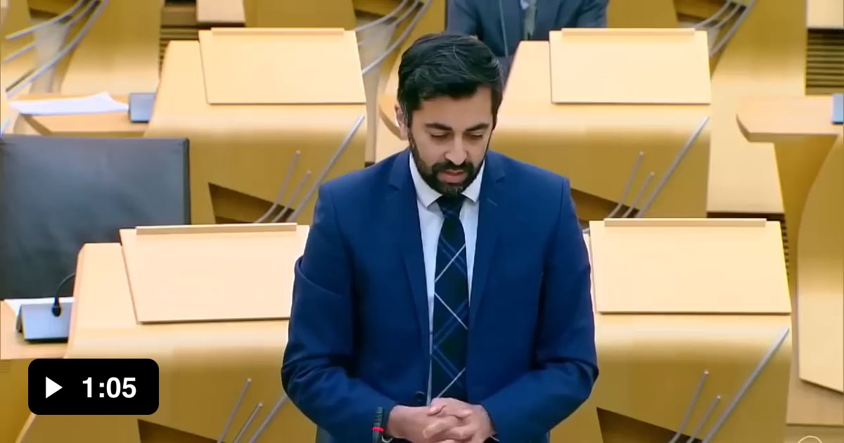 That time when the hate monster came for Humza! - 9GAG