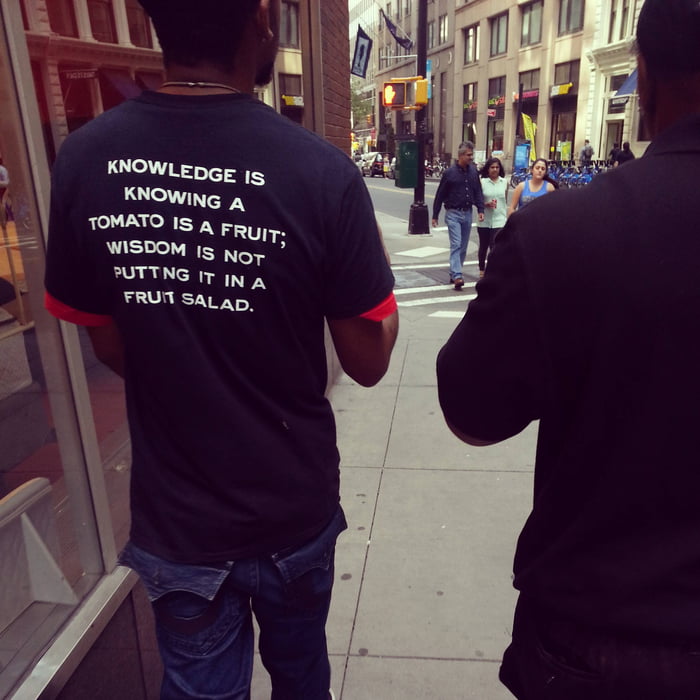 Difference between knowledge and wisdom!! - 9GAG