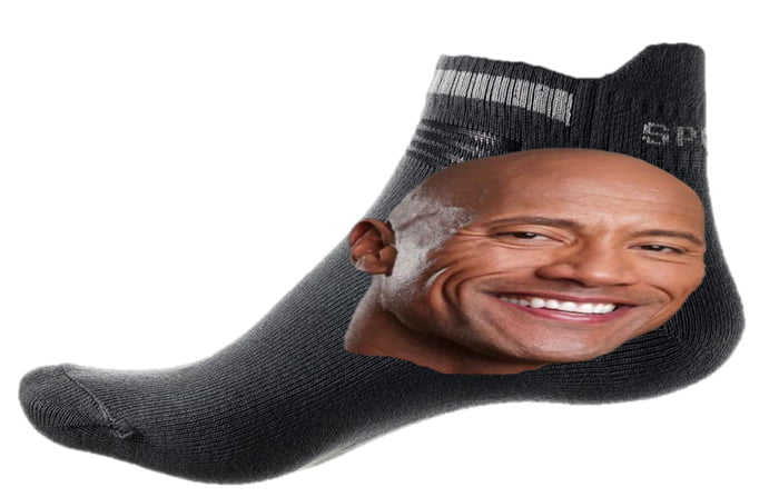 Dwayne the sock Johnson - 9GAG