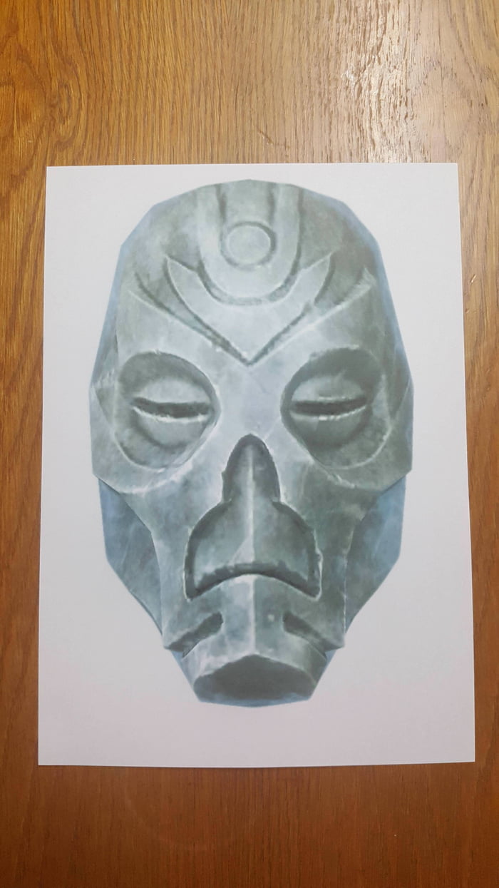 Just got done 2D printing my Morokei mask - 9GAG