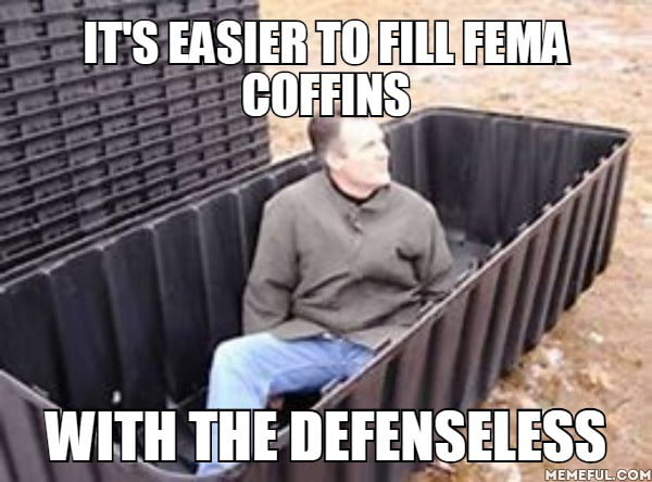 Hundreds of FEMA prison camps and millions of FEMA coffins lay empty in ...