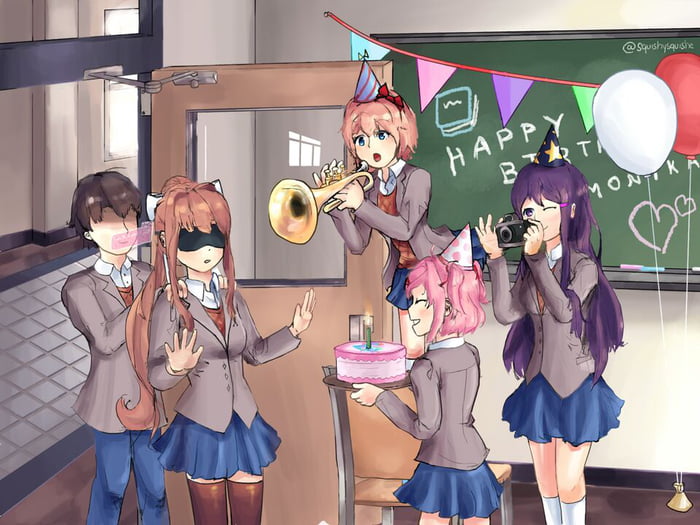 Surprise birthday party for monika. - 9GAG