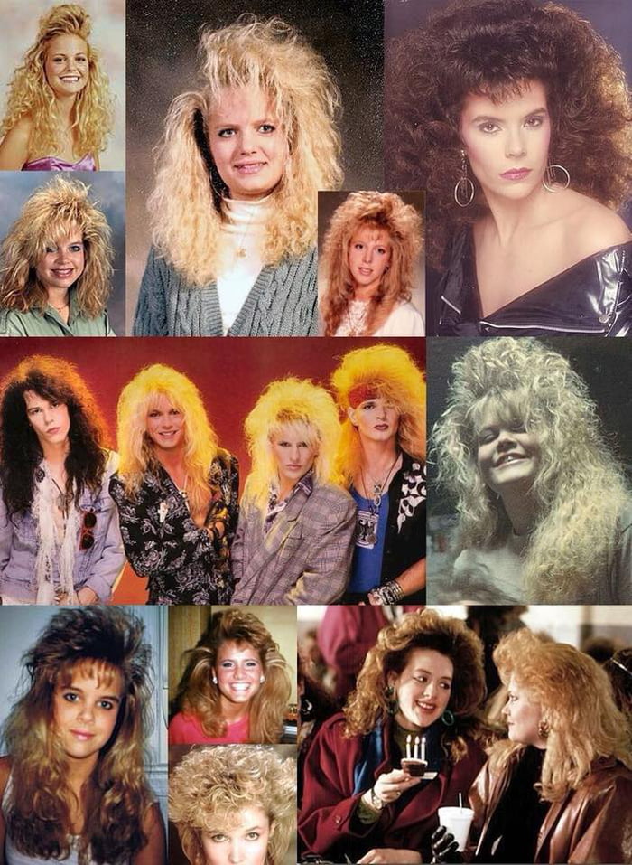 The 80's hair style - 9GAG