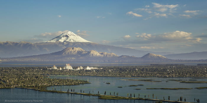 The artist Thomas Kole developed the project "Portrait of Tenochtitlan ...