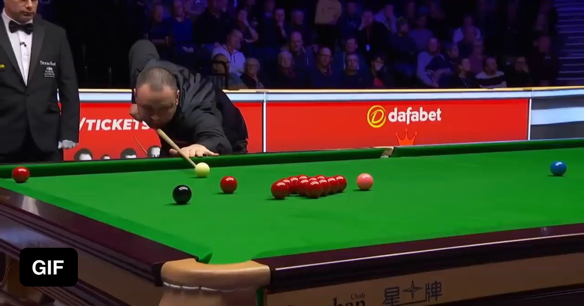 One Of The Most Remarkable Shots In Snooker History - 9GAG