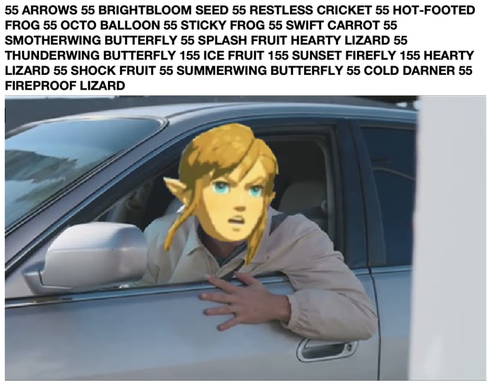 Talking to Beedle when you are upgrading armor... - 9GAG