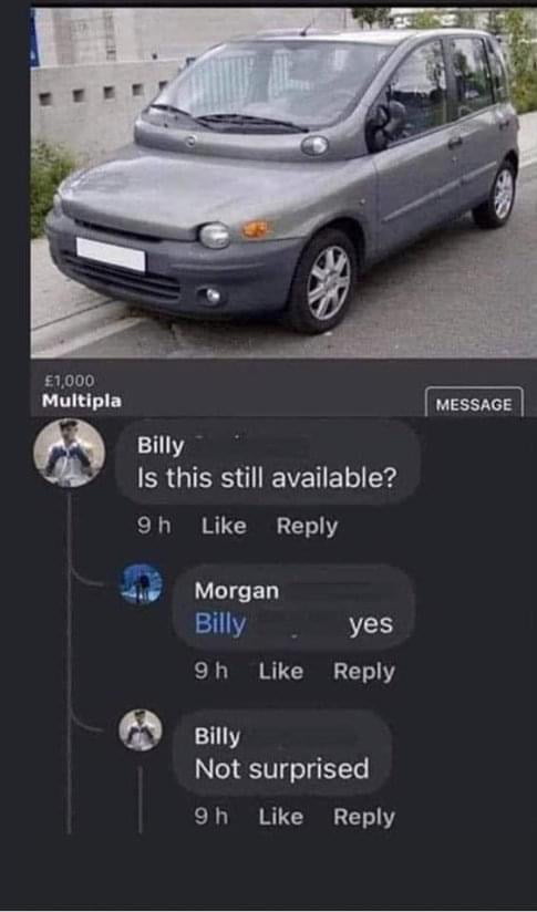 I mean.... Billy aint wrong - 9GAG