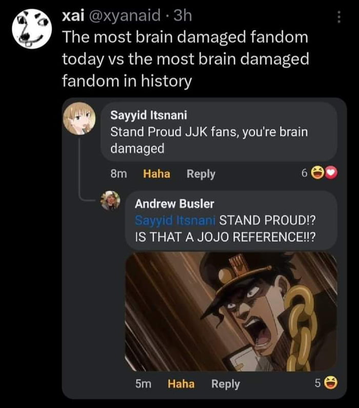 Everything is jojo reference - 9GAG