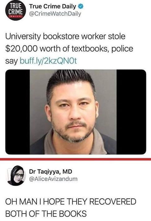 Hope they recovered them - 9GAG