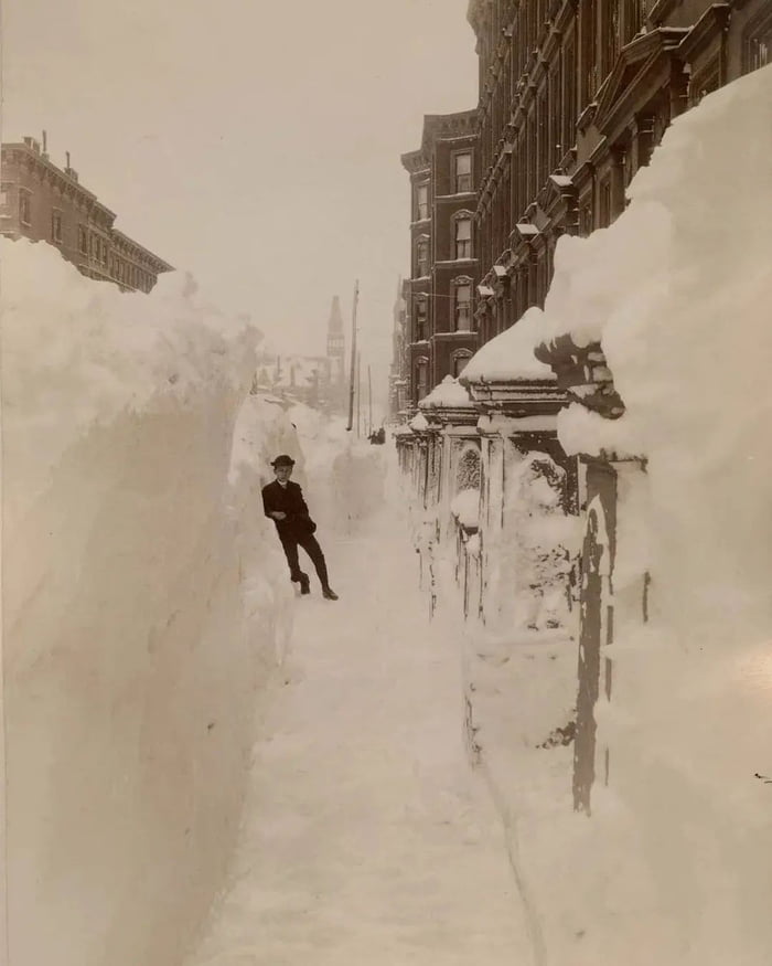 In March 1888, "the Great White Blizzard" hit the east coast of the ...