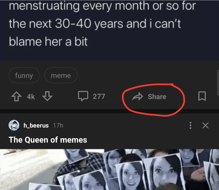 What a dick move, 9gag shifted the comment button to the left and I am Now clicking the share ...