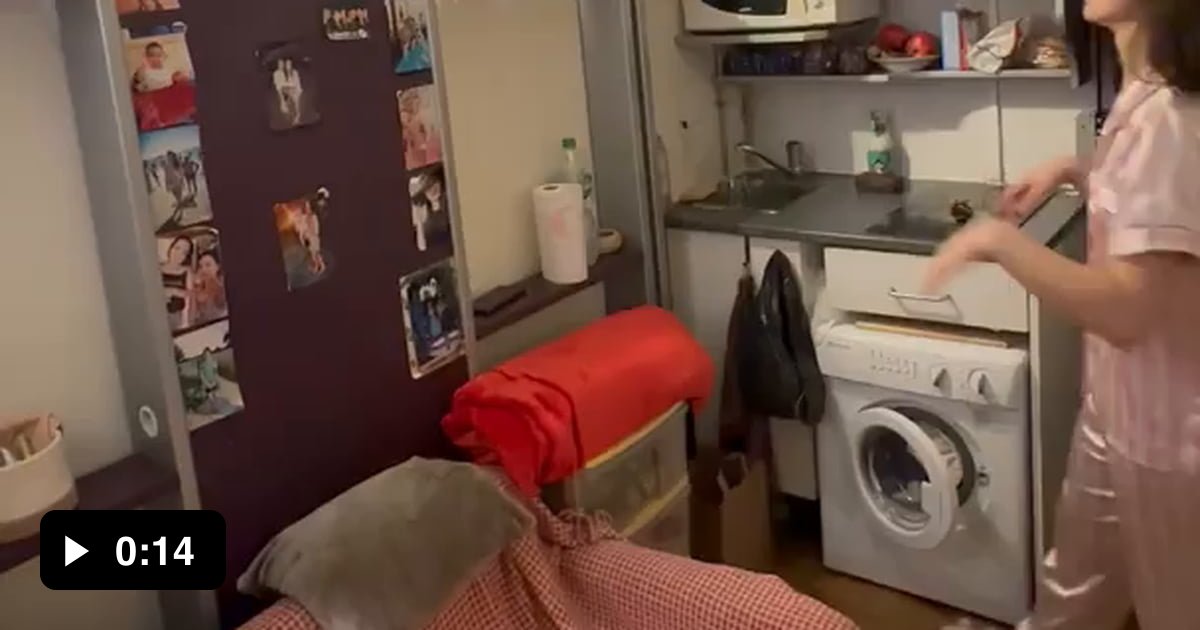 Cool space saving method for tiny apartment - 9GAG