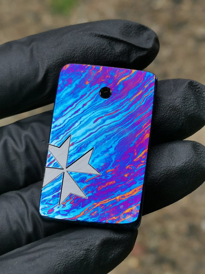 I was honored to make this beautiful timascus pendant for a customer ...