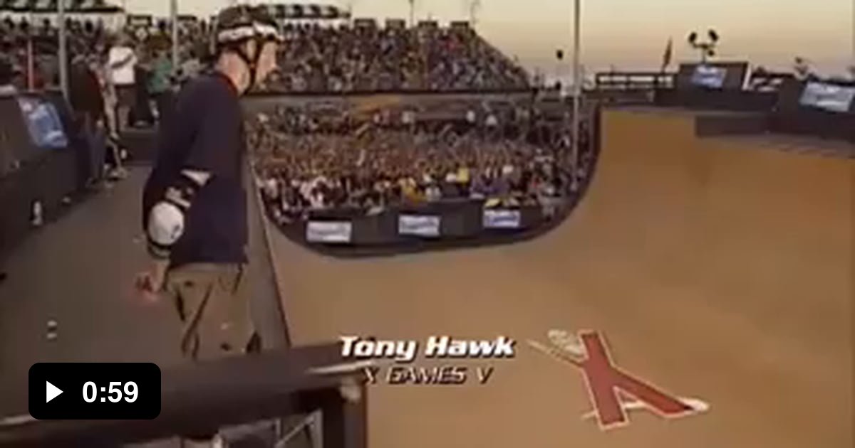 On June 27th, 1999, Tony Hawk became the world's first Skateboarder to ...