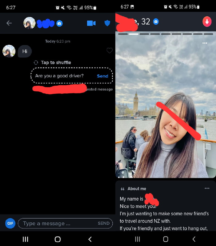 Tinder's Opening Line Suggestions (Female/Asian) - 9GAG