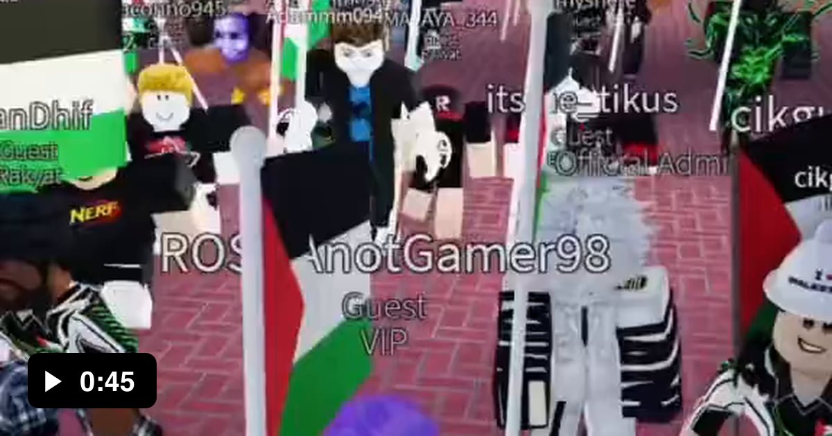 Roblox protest wtf - 9GAG