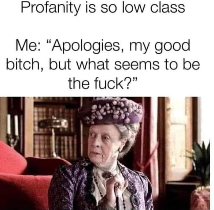 Apologies my good b*tch - 9GAG