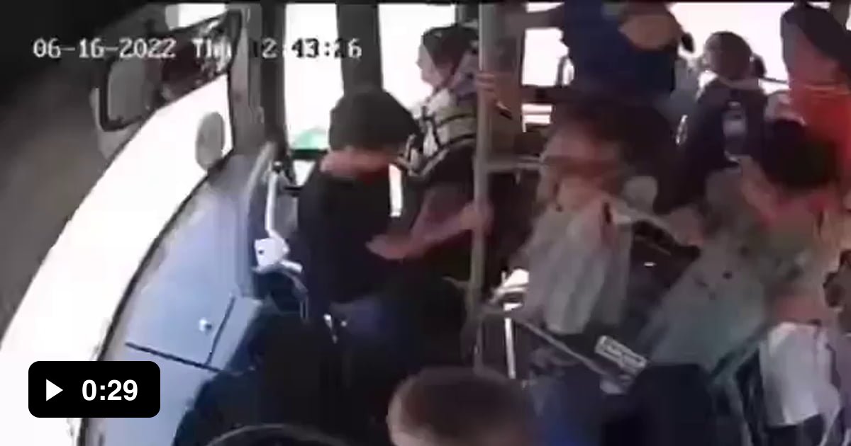 Aggressive Lady forced off the bus - 9GAG