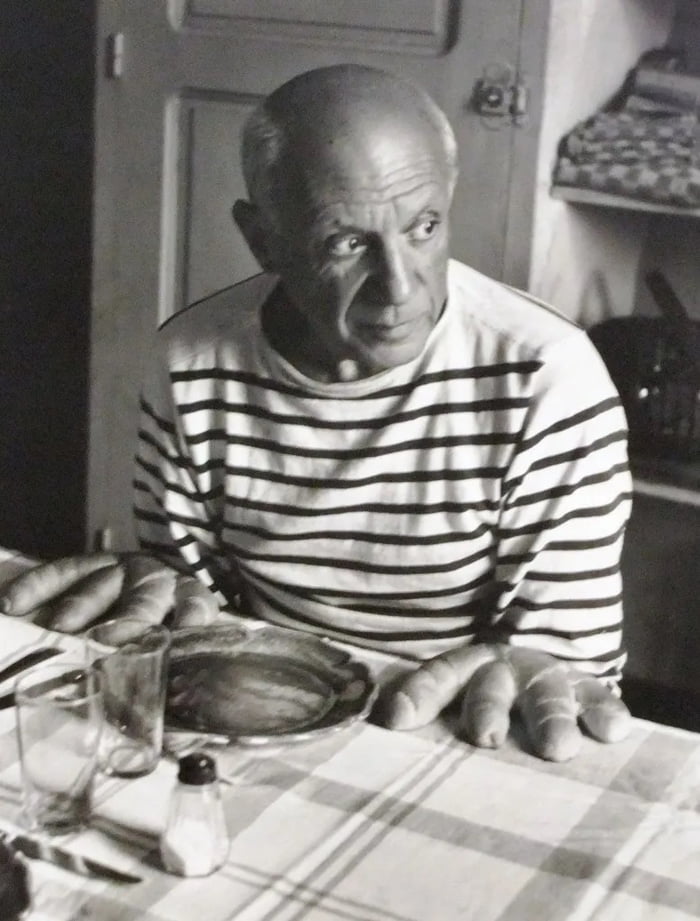 This picture of Picasso reminds me of something i saw lately in 9gag ...