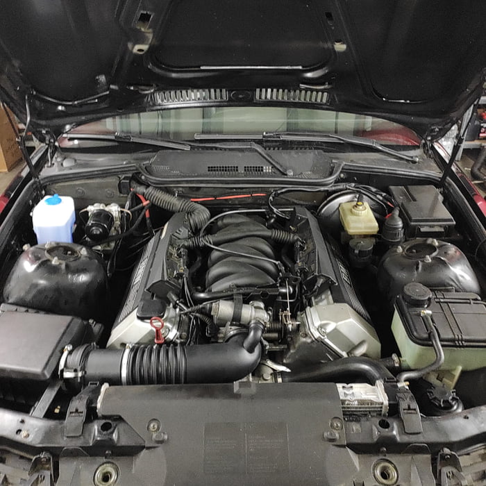 The feeling when your engine swap is running for the first time. M60B40 ...