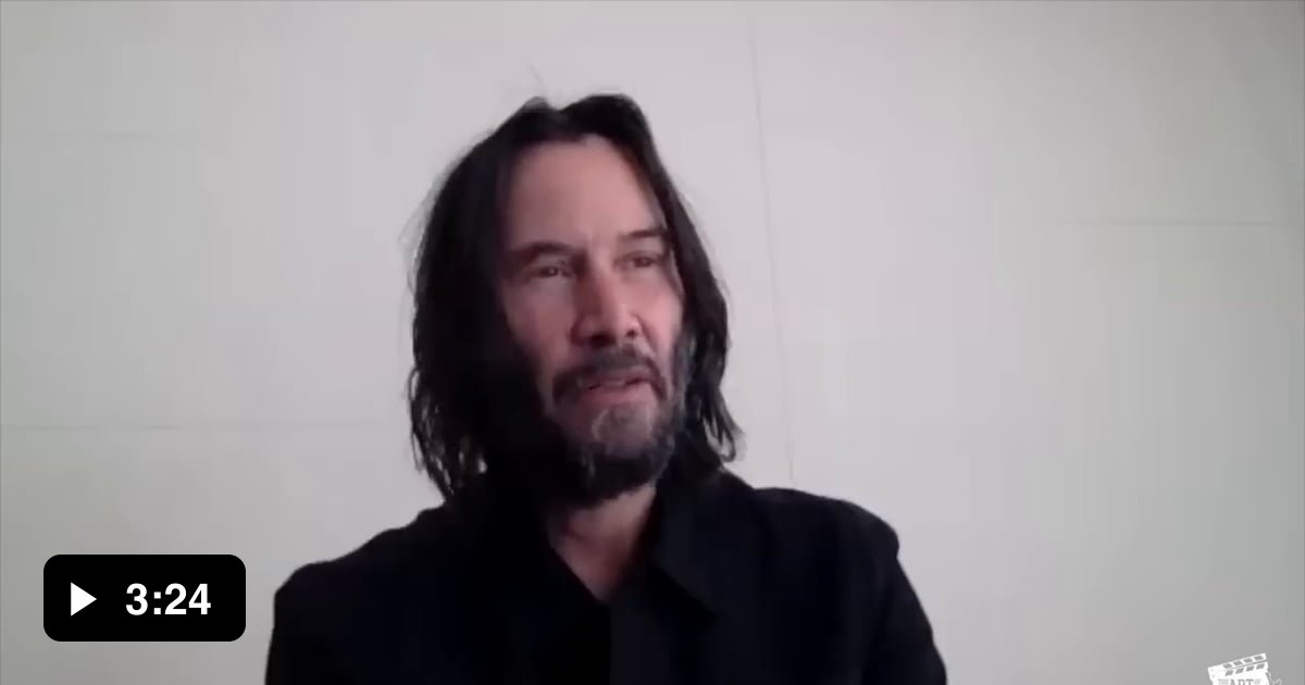 Keanu gets inspirational. Scott Adkins did interview with him about his ...