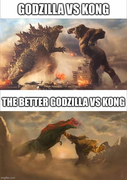 Perfect Godzilla Vs Kong - 9GAG