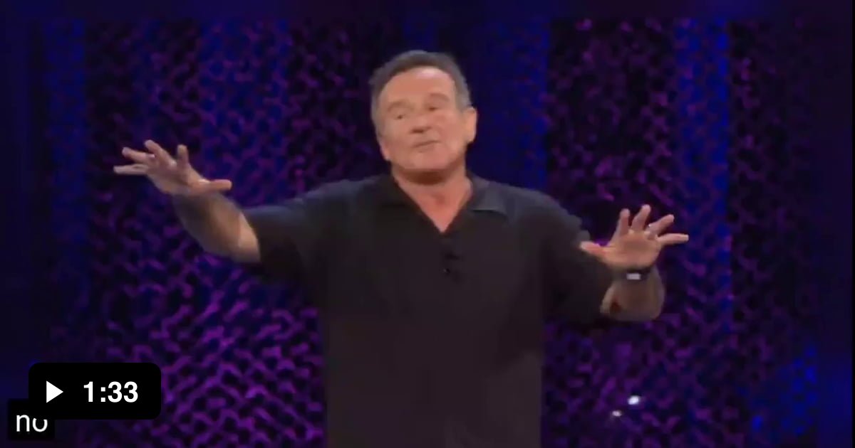 Robin Williams on Joe Biden and Donald Trump in 2009 and 2012 - 9GAG