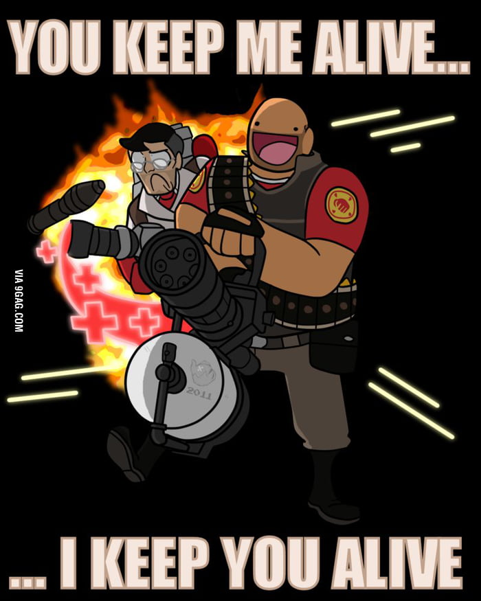Tf2 medic+heavy logic - 9GAG